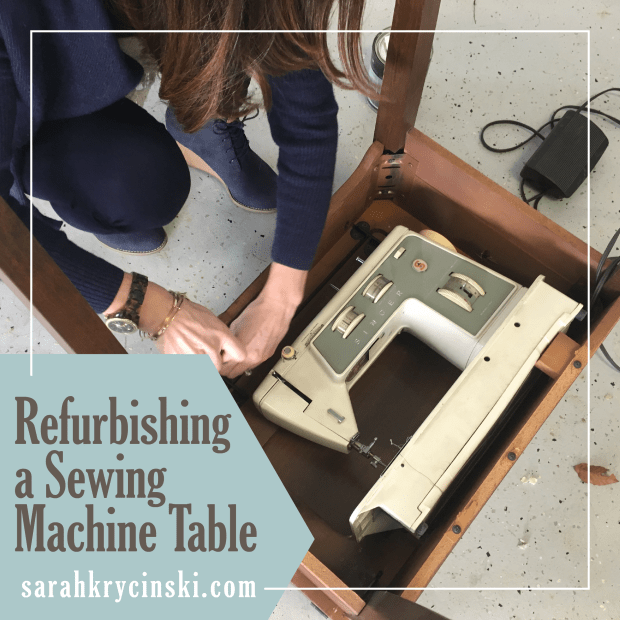 Refurbished Sewing Machine Table – Sarah Krycinski